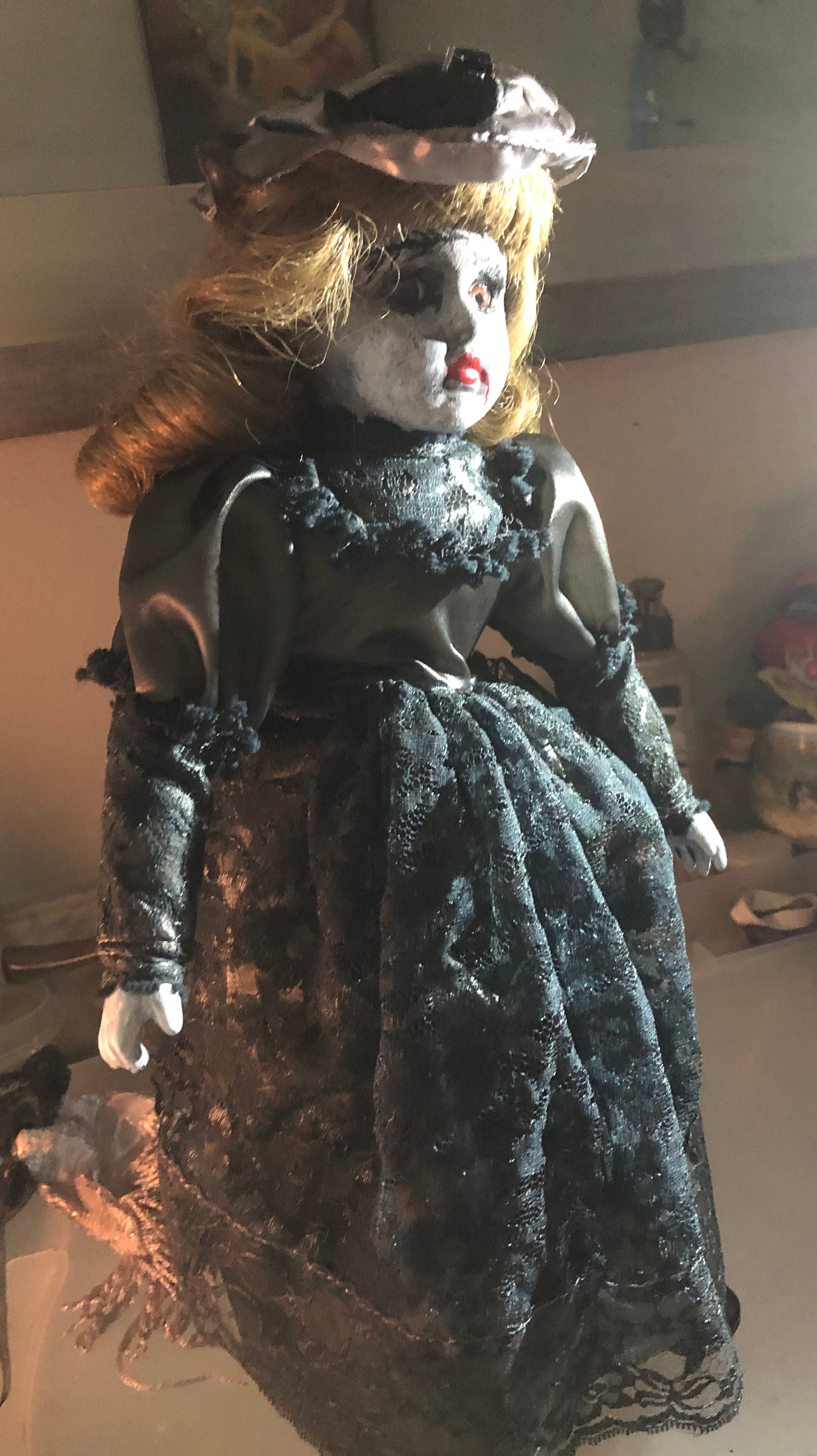 Vintage Porcelain Doll Hand Painted - Etsy