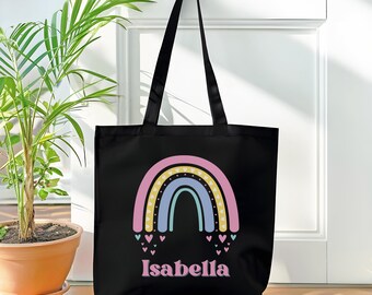 Customizable Kids Library Bag, T-rex Dinosaur Library Bag, Kids Library ...