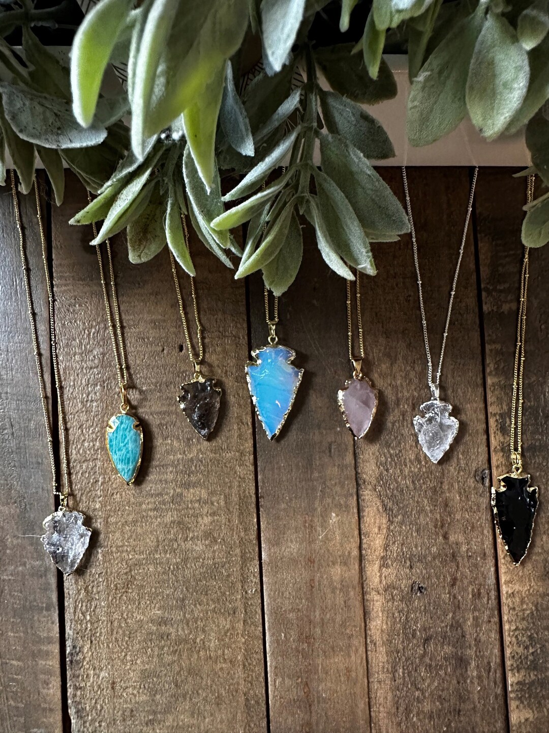 Arrowhead Necklaces -gold Plated and Silver Plated Chain. Various ...