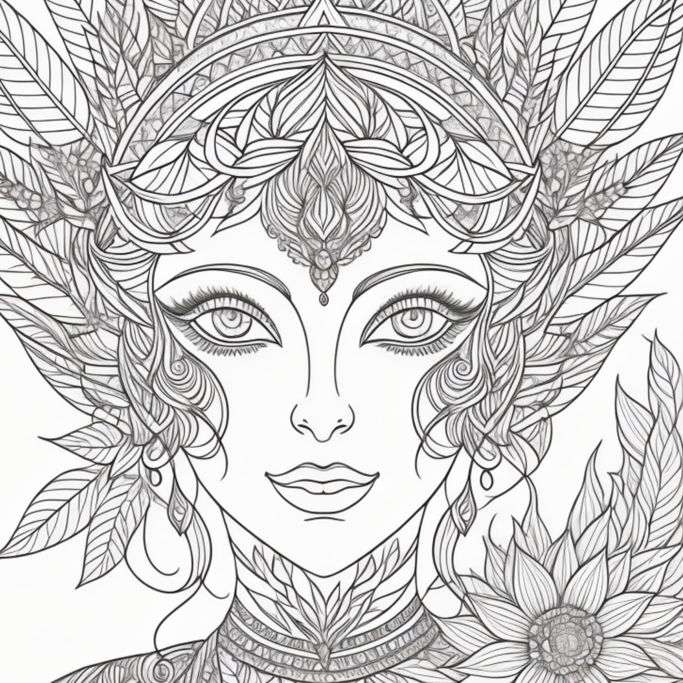 17 Pack- Stress Relief Coloring Pages- Digital Print Download - Etsy