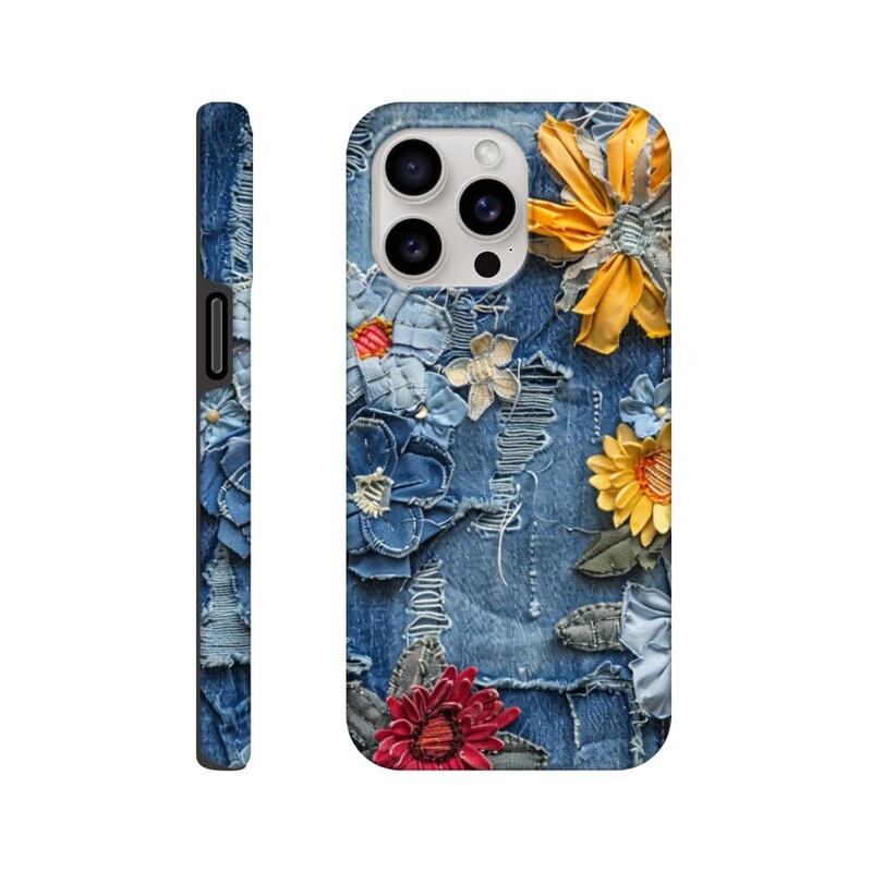 Denim Phone Case - Etsy