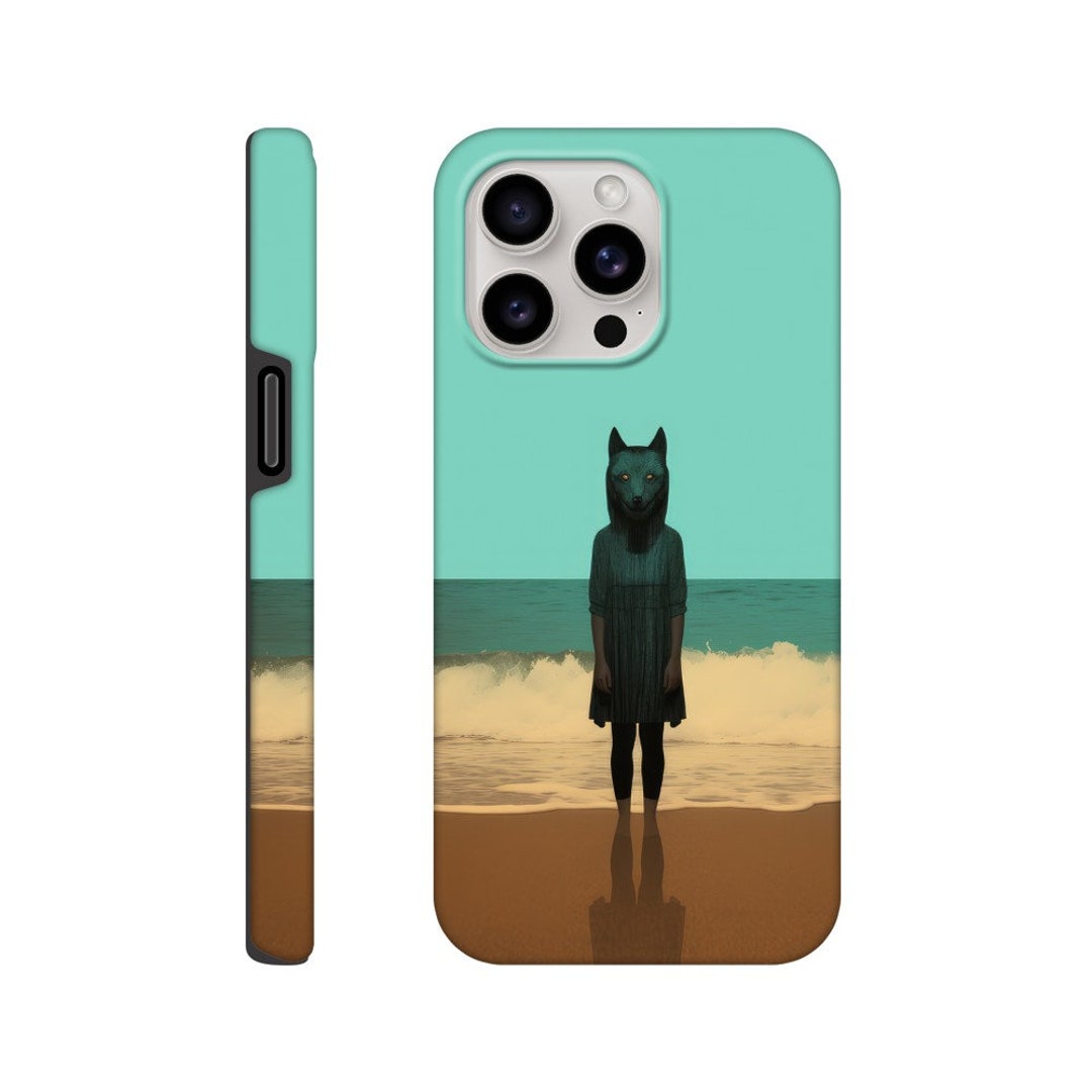 Wolf Ghost From the Ocean Cell Phone Case - Etsy