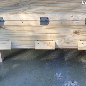Handcrafted Long Langstroth Horizontal Bee Hive Beekeeping 31 Frame ...
