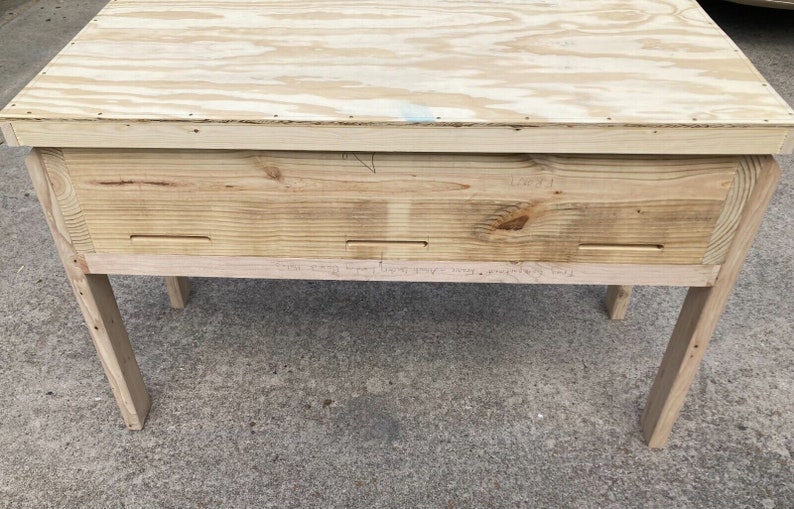 Handcrafted Long Langstroth Horizontal Bee Hive Beekeeping 31 Frame ...