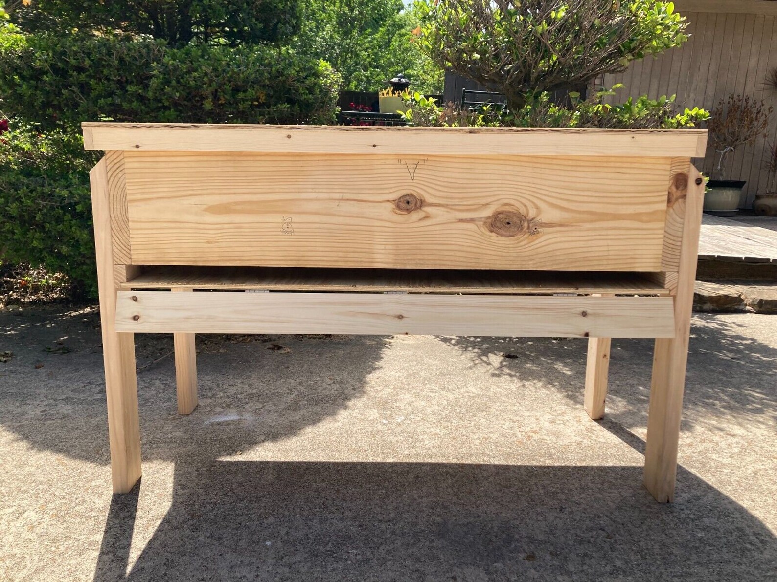 Handcrafted Long Langstroth Horizontal Bee Hive Beekeeping 31 Frame ...