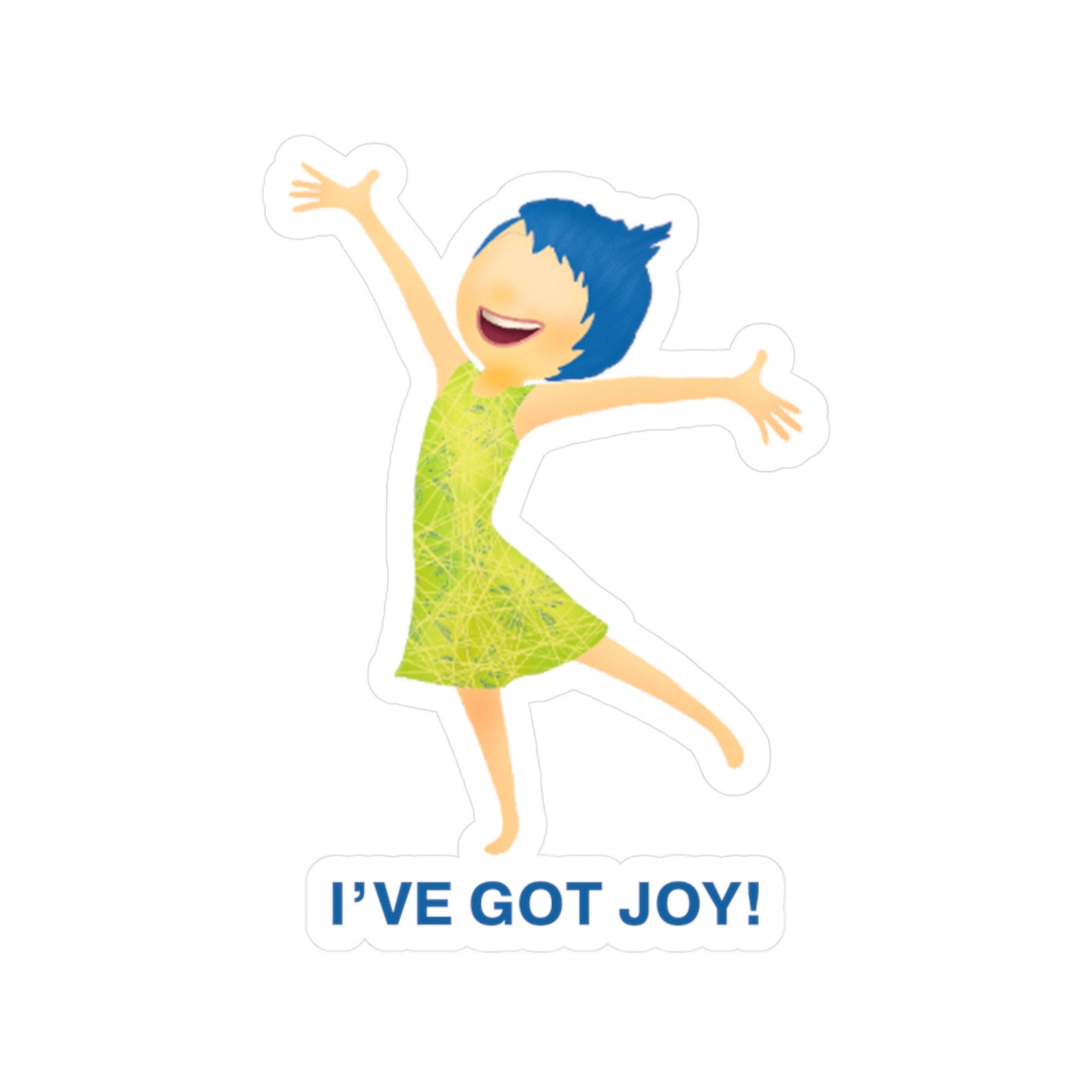 Joy, I've Got Joy, Inside Out, Water Resistant Sticker - Etsy