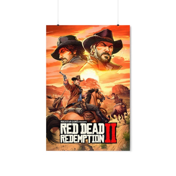 Red Dead Redemption Ii Poster - Etsy