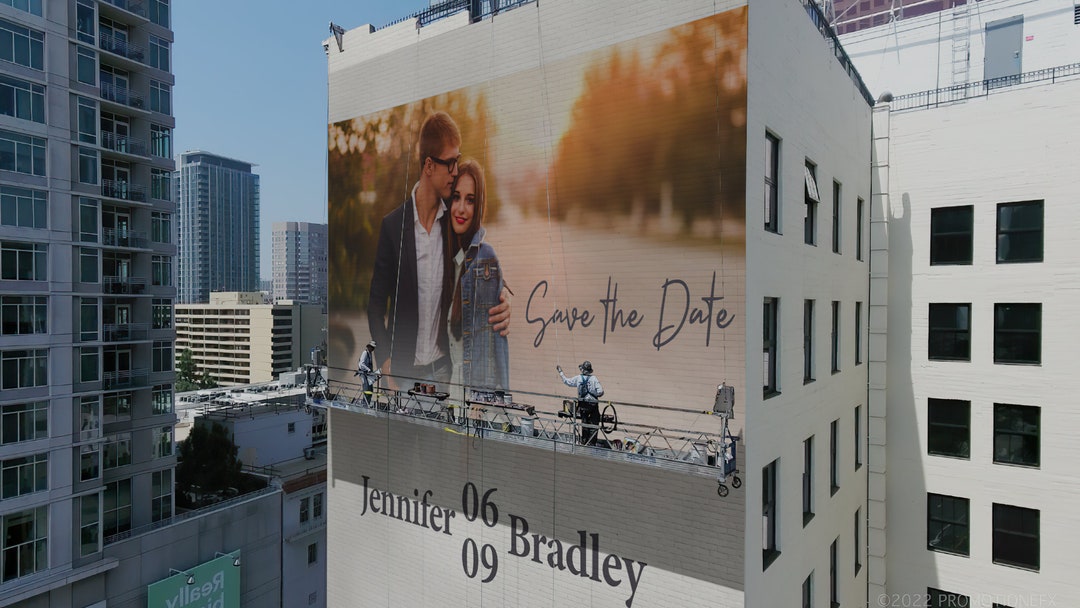 Save the Date Billboard Animations for Twitter, Instagram, Facebook and ...