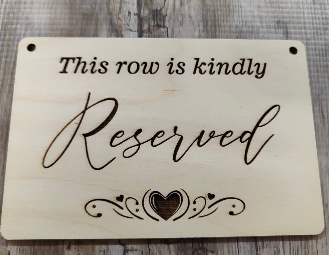 Wedding Laser Engraved Matchmaker Sign Wedding Reserved Signs Reserved ...