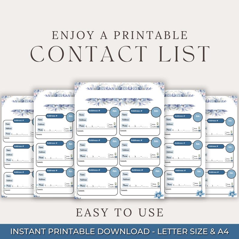Phone Number Pad - Etsy