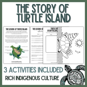 Turtle Island Legend Indigenous Creation Story, Teacher Resource ...