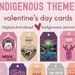 Valentine's Day Digital Download Cards, Indigenous Cards, Kids ...
