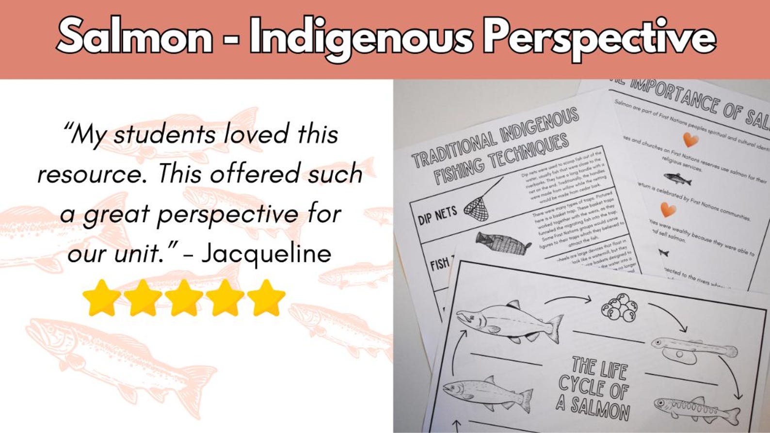 First Nations Salmon, Salmon Life Cycle, Indigenous Education, Teachers ...