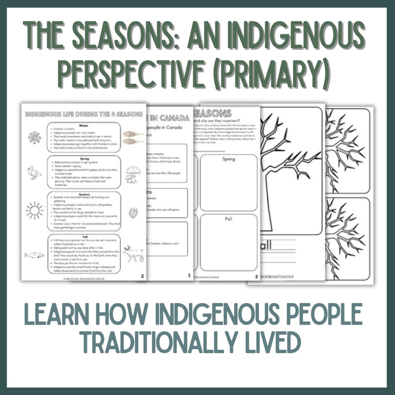 Indigenous Seasons, Indigenous Education, Learn First Nations Culture ...