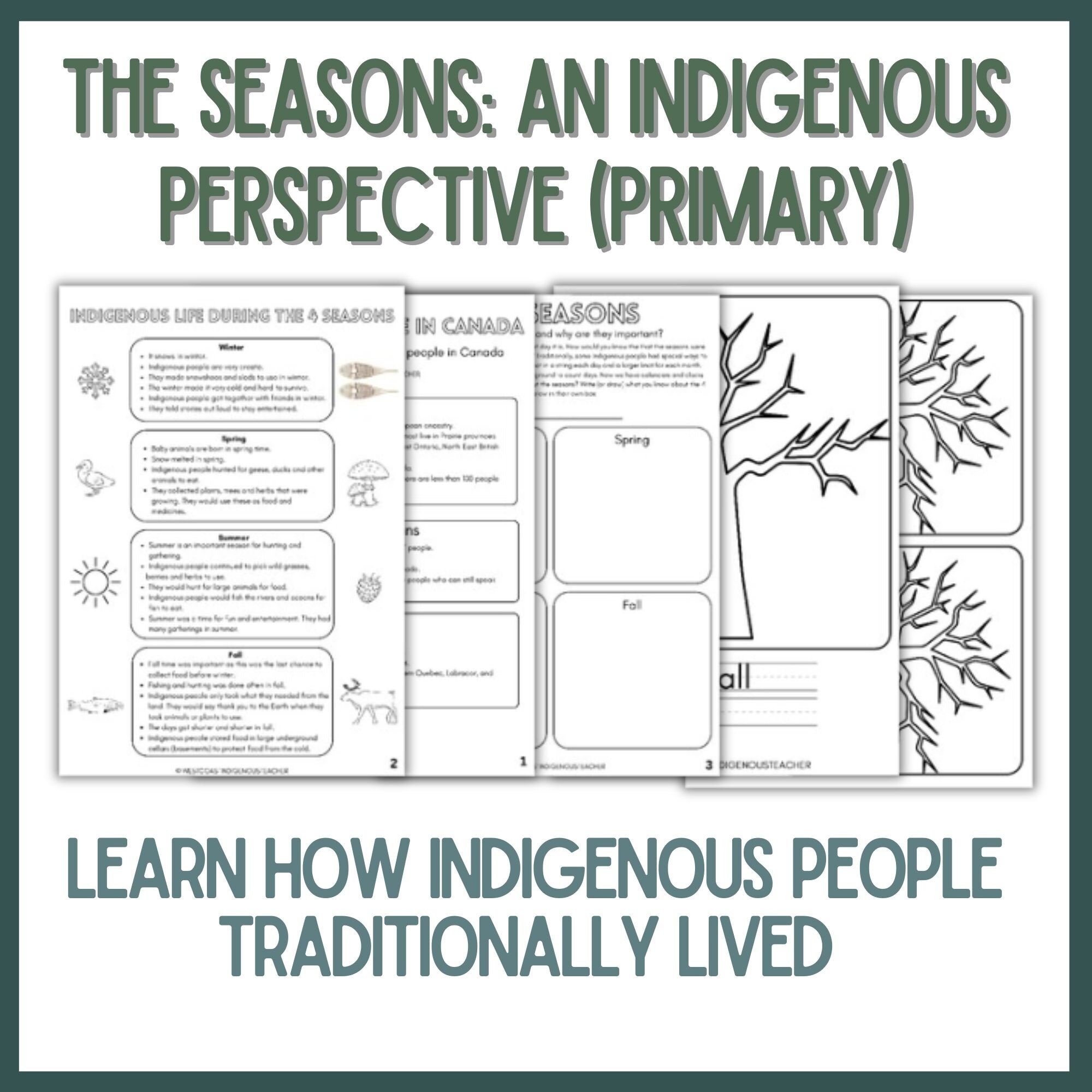 Indigenous Seasons, Indigenous Education, Learn First Nations Culture ...