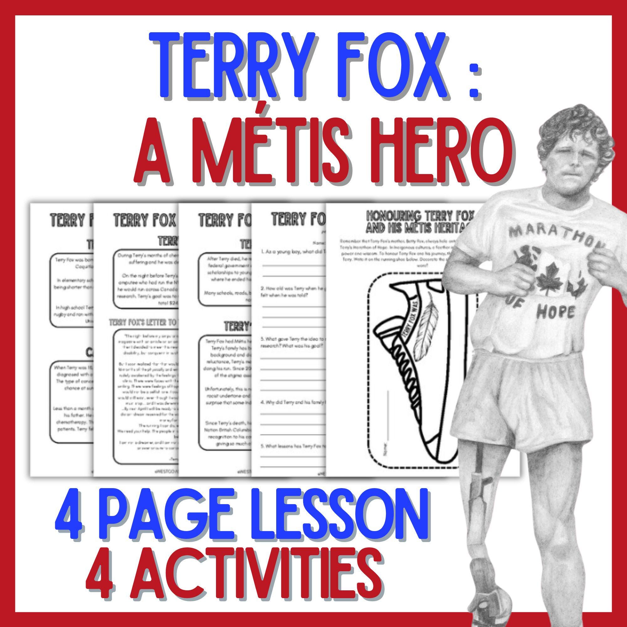 Terry Fox Lesson Plan, Indigenous Education, Elementary Learning ...