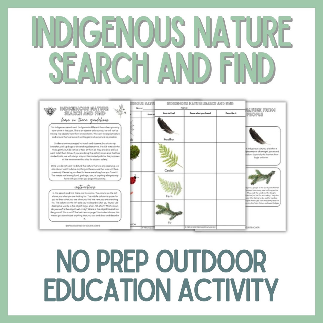 Outdoor Education Scavenger Hunt, Outdoor Learning Activity, Scavenger ...