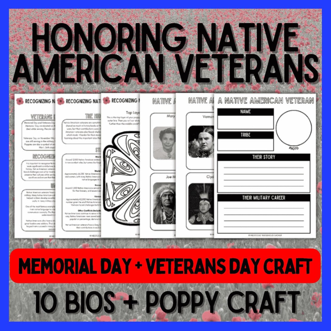 Native American, Memorial Day Lesson and Activity, Indigenous Education ...