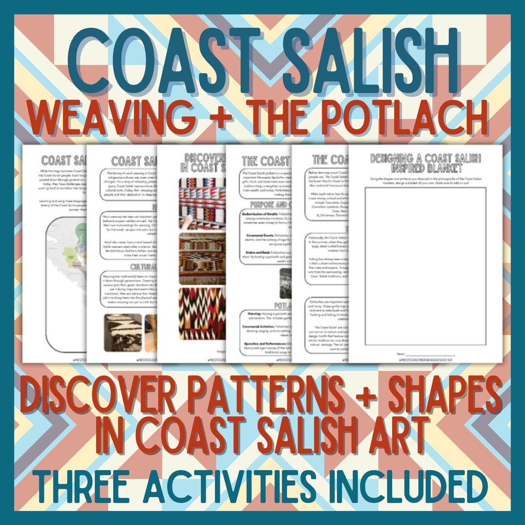 Coast Salish Culture, Weaving, Potlach, First Nations in British ...
