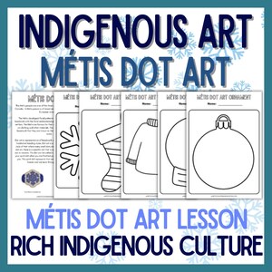 Indigenous Art Canada, Métis Dot Art, Dot Art Craft, Indigenous ...