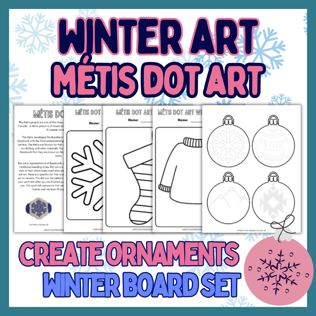 Indigenous Art Canada, Métis Dot Art, Dot Art Craft, Indigenous ...