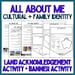All About Me Banner Craft, Cultural Identity Activity, Land ...