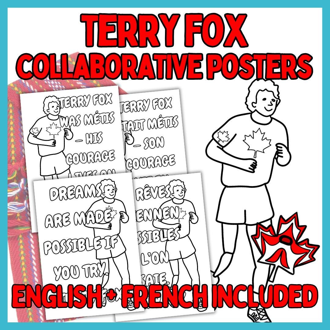 Terry Fox - Canada's Métis Hero - Collaborative Posters - French ...