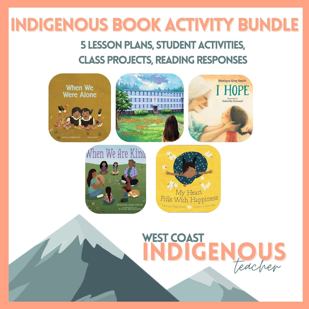 Indigenous Book Activity Bundle Kindness Happiness Hopes - Etsy