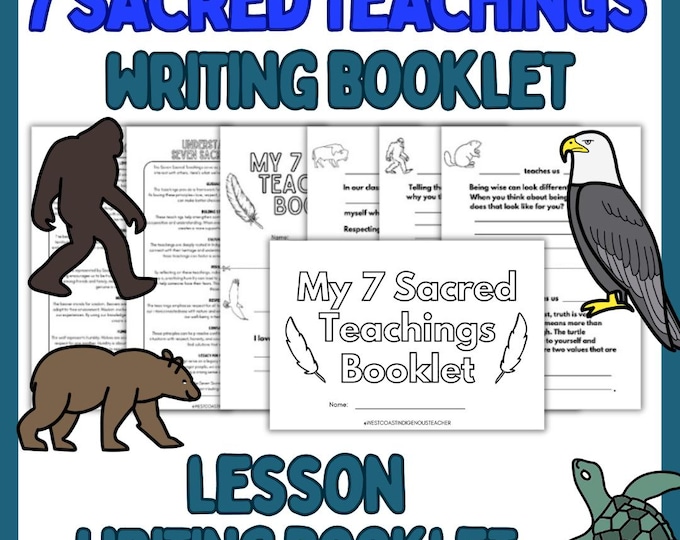 7 Sacred Teachings Digital Artwork | Seven Grandfather Teachings ...