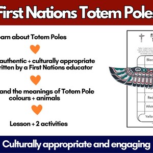 Indigenous Education, First Nations, Totem Poles, Elementary Middle ...