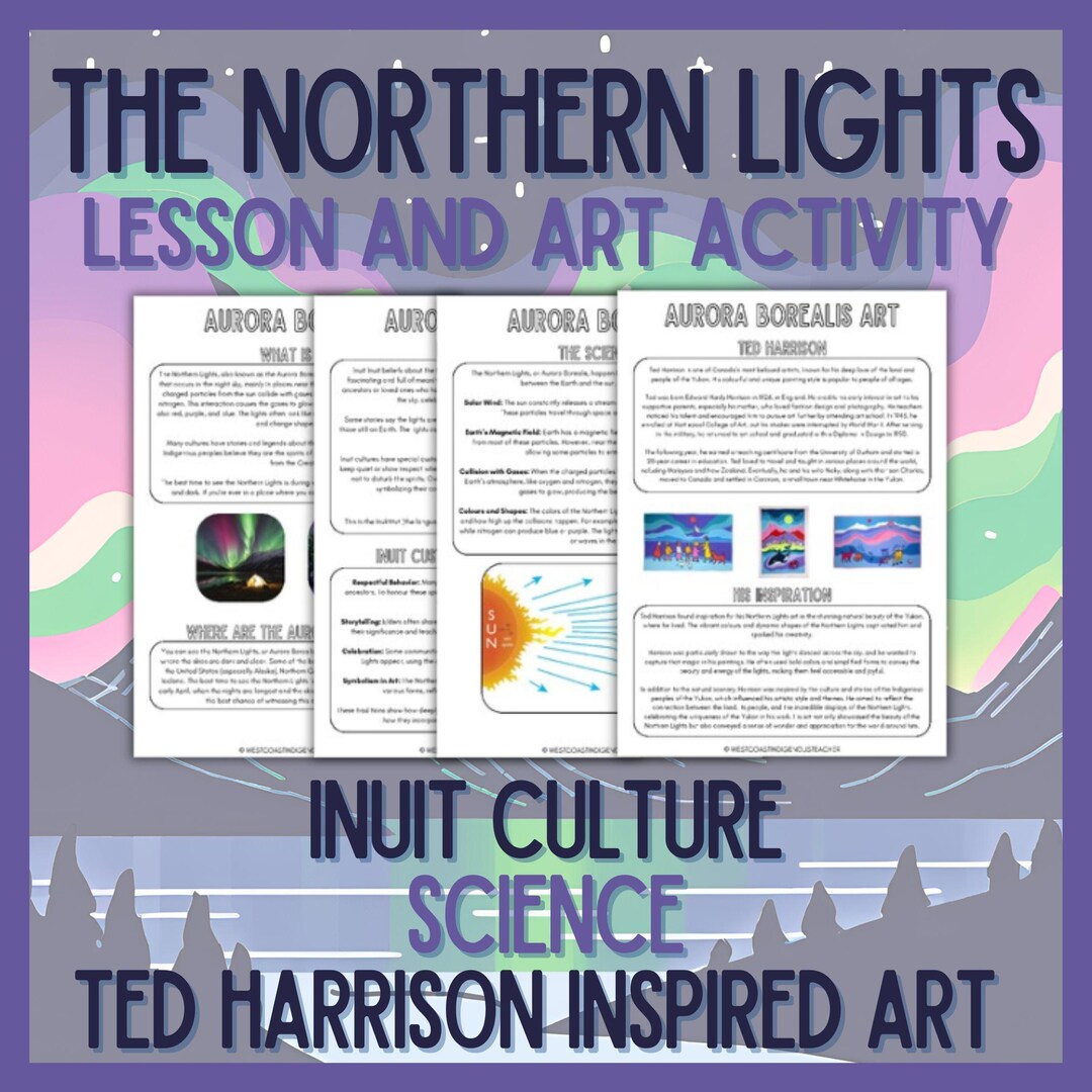 Northern Lights and Inukshuk Lesson, Indigenous Education, Elementary ...