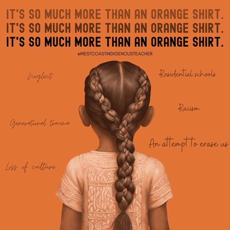 Orange Shirt Day Lesson High School Adults, Indigenous Education ...