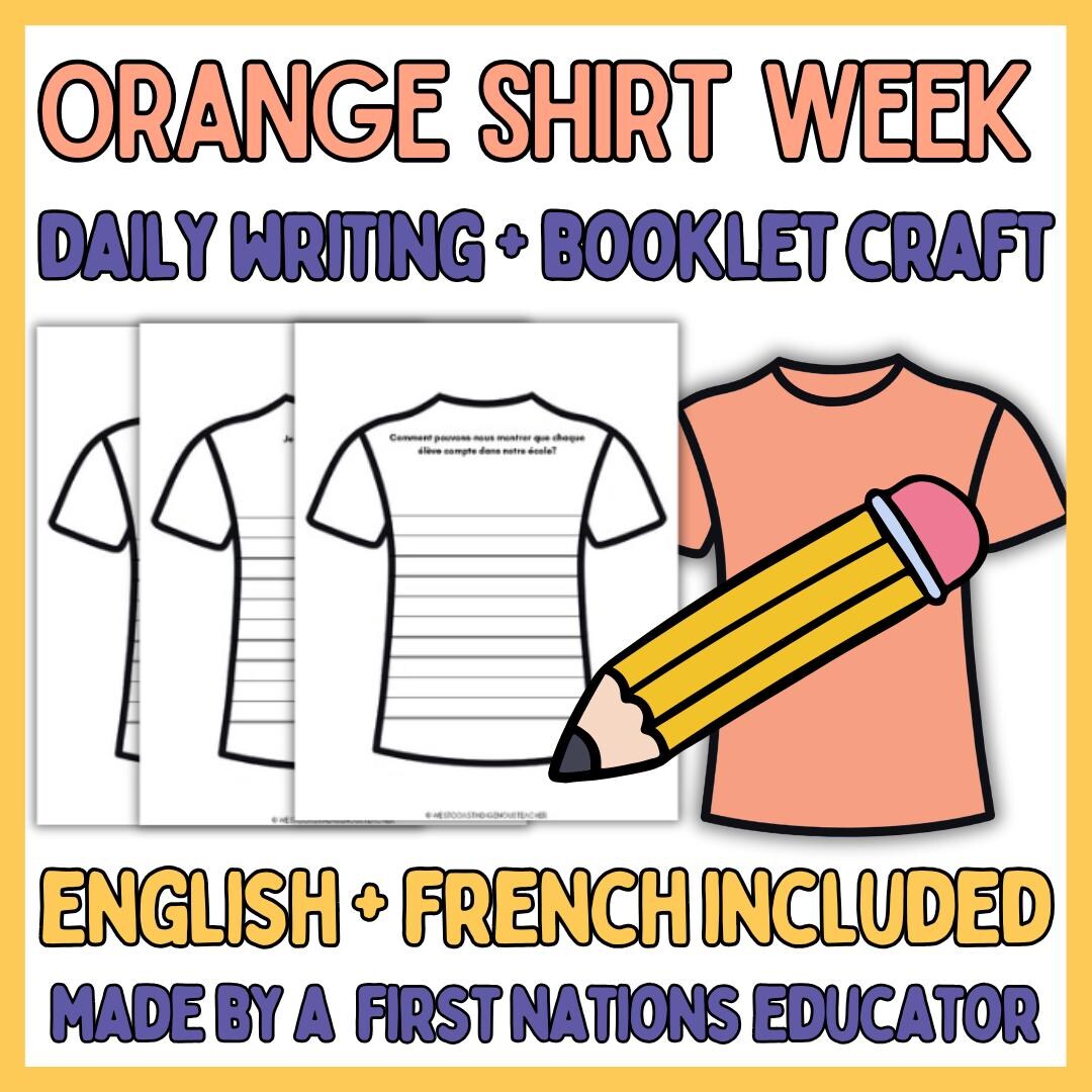 Orange Shirt Day Craft - Orange Shirt Day Writing - Every Child Matters ...