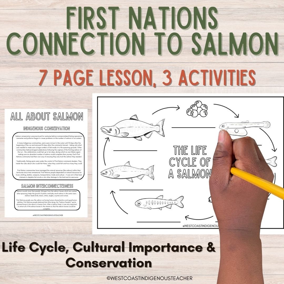 First Nations Salmon, Salmon Life Cycle, Indigenous Education, Teachers ...