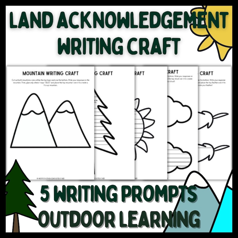 Land Acknowledgement Activity + Writing Craft, Indigenous Education ...