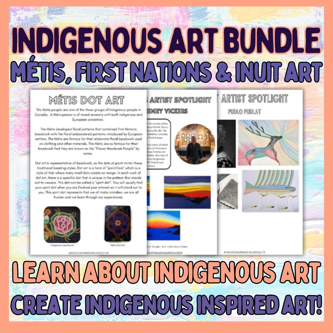 Indigenous Peoples Day Art BUNDLE, Indigenous Education, Indigenous ...