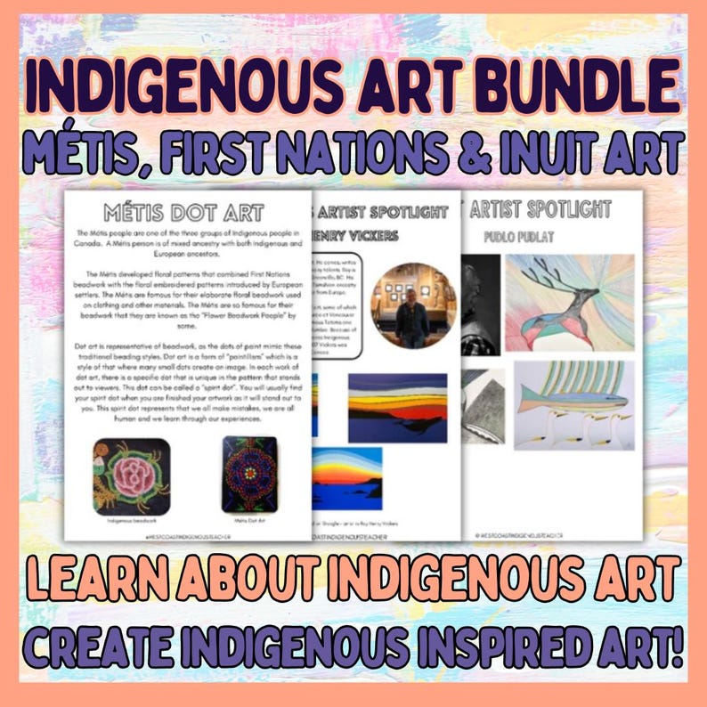 Indigenous Peoples Day Art BUNDLE, Indigenous Education, Indigenous ...