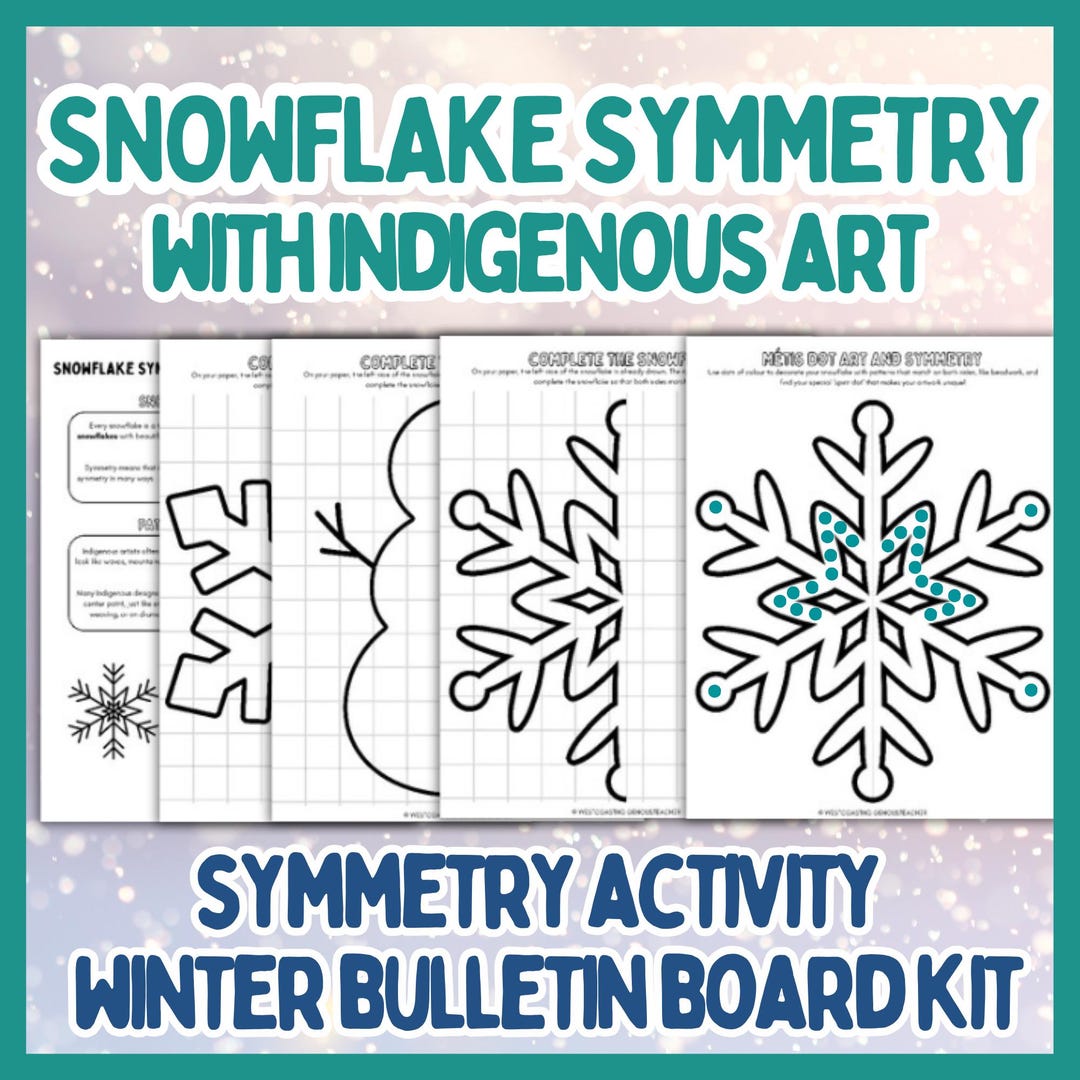 Snowflake Craft With Indigenous Art - Snowflake Symmetry - Bulletin ...