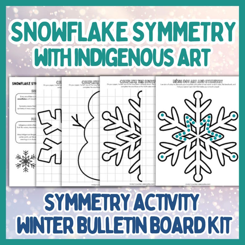 Snowflake Craft With Indigenous Art - Snowflake Symmetry - Bulletin ...