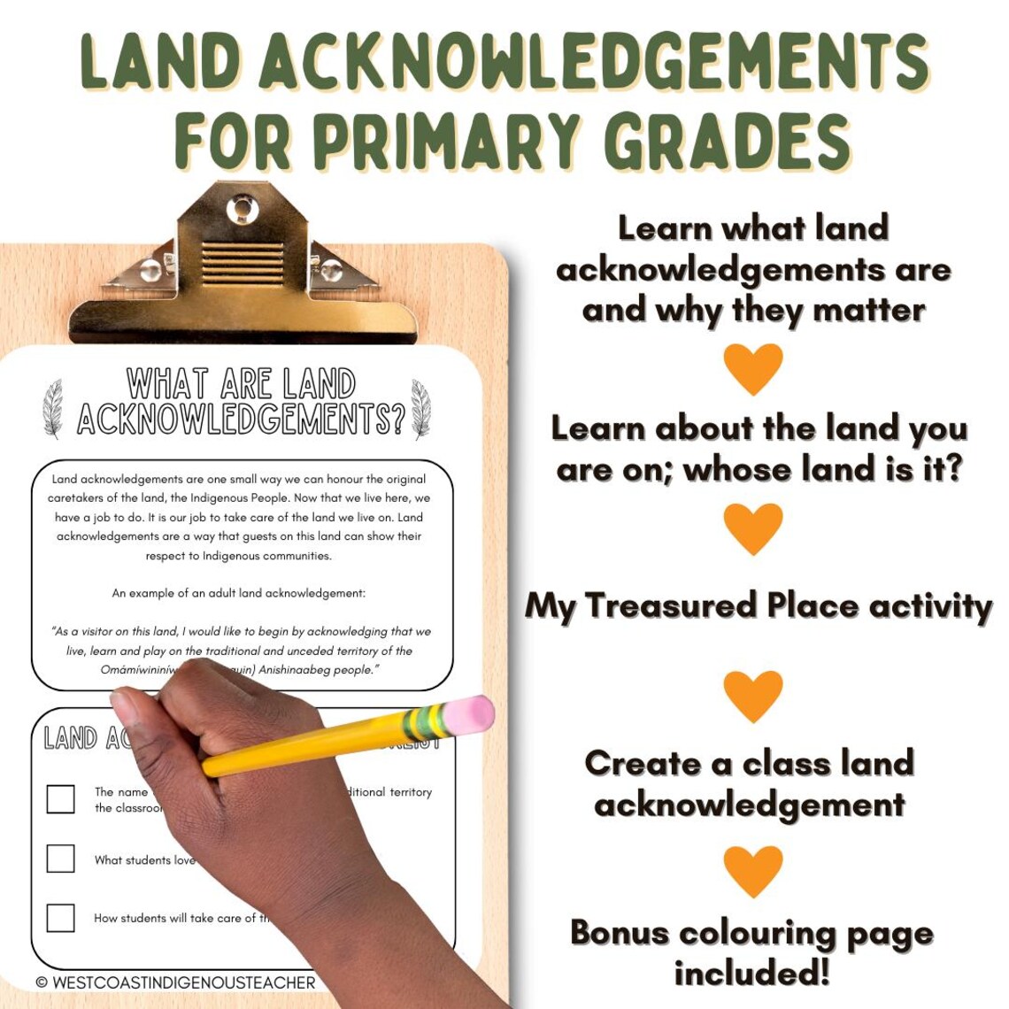 Land Acknowledgement Activity, Outdoor Education, Indigenous Education ...