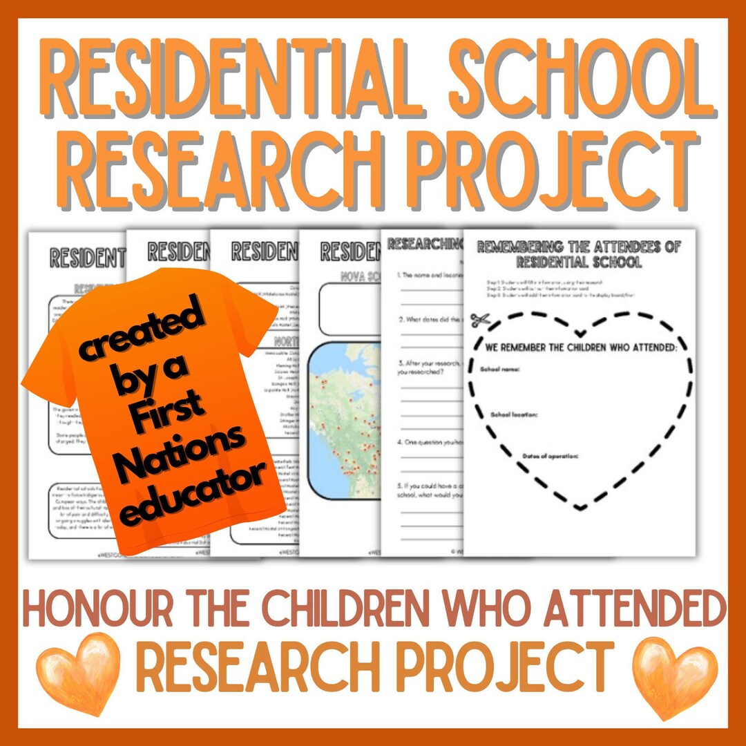 Residential School, Orange Shirt Day Activity, Indigenous Education ...
