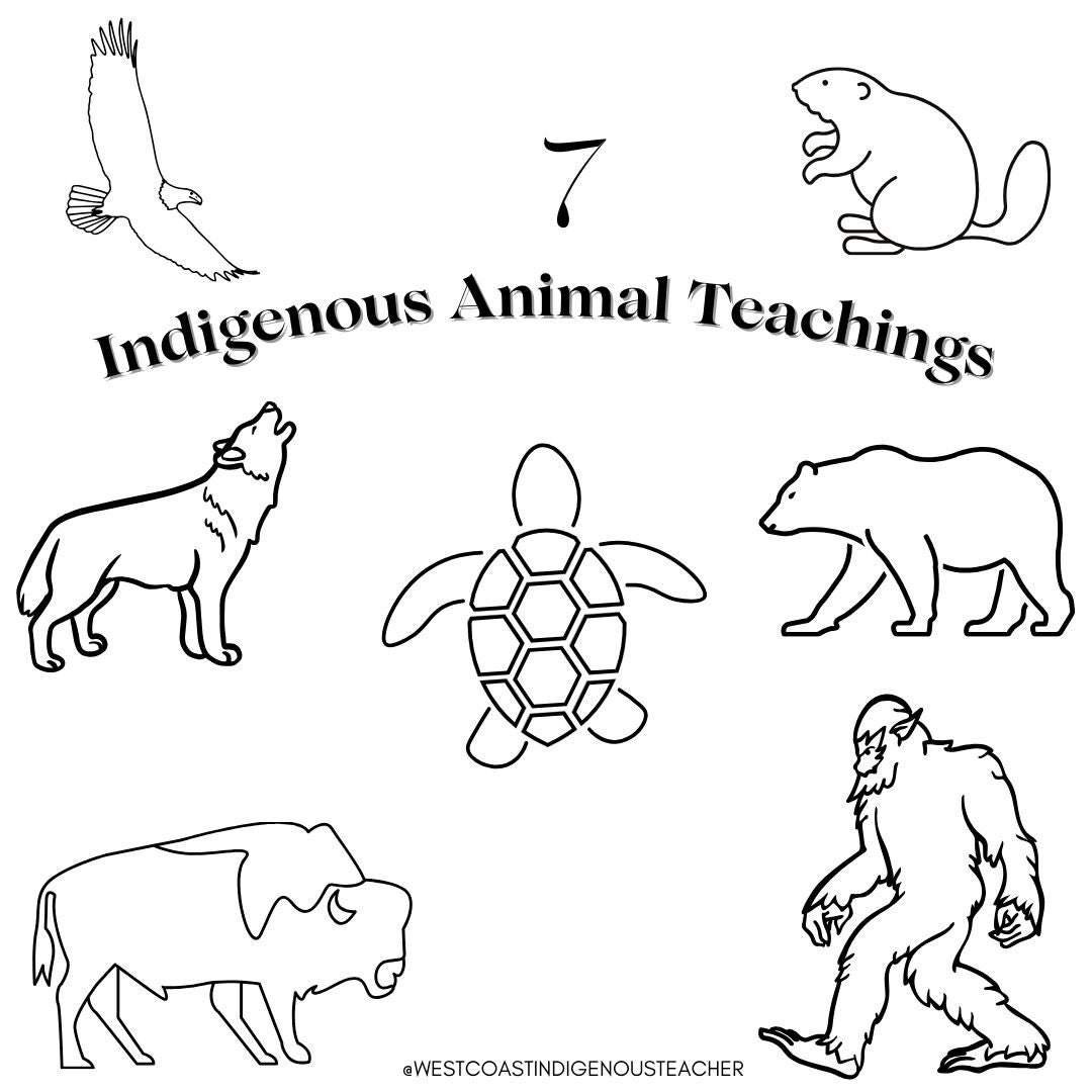 The 7 Sacred Indigenous Teachings for Teachers - Etsy Canada