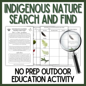 Outdoor Education Scavenger Hunt, Outdoor Learning, Indigenous ...