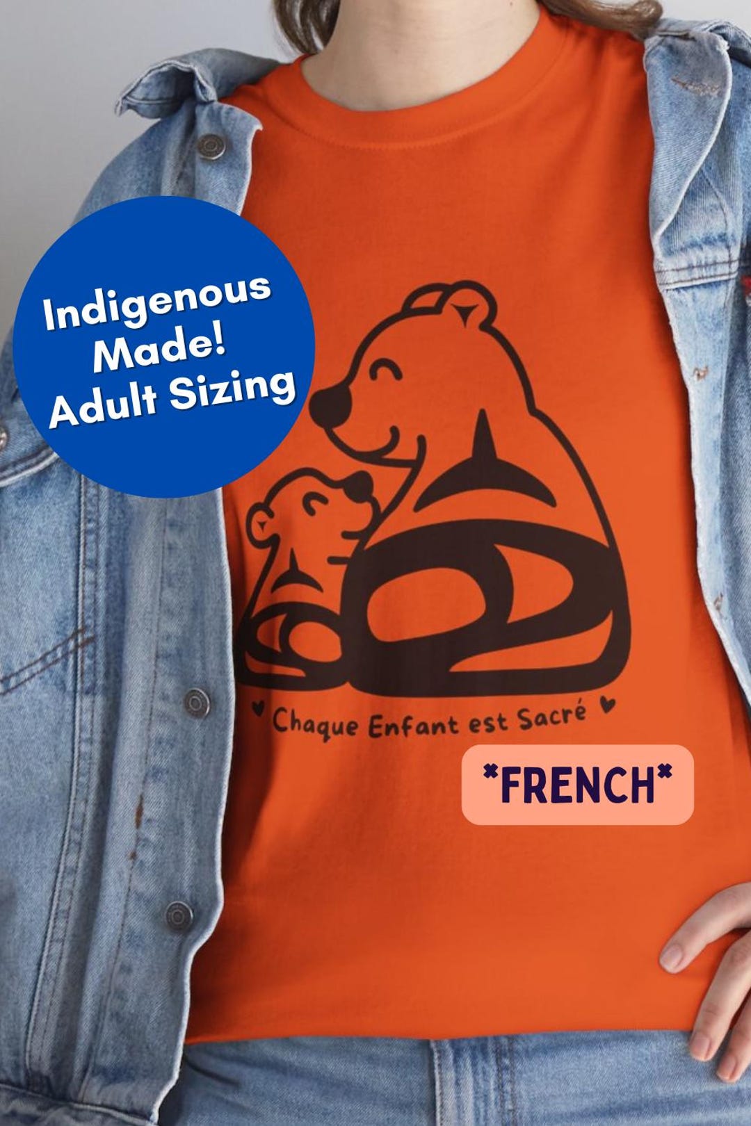 Orange Shirt Day Shirt, First Nations Art, Chaque Enfant Compte, Every ...