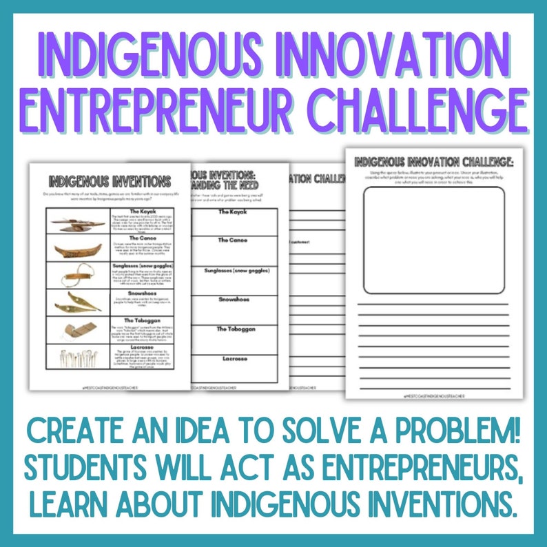 Innovation Entrepreneur Challenge Project, Social Studies, Indigenous ...