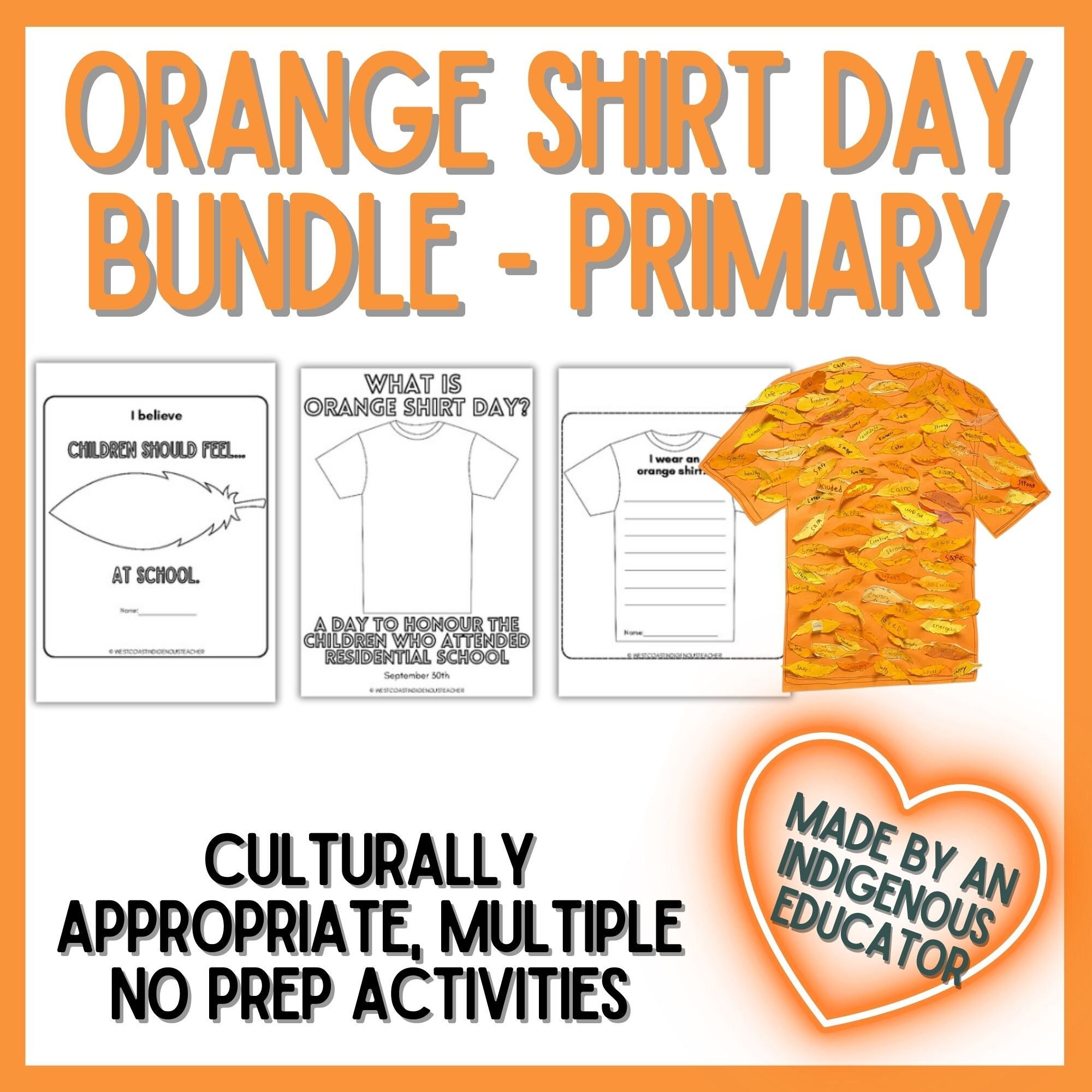 Orange Shirt Day Primary, Lesson Plan, Truth and Reconciliation ...