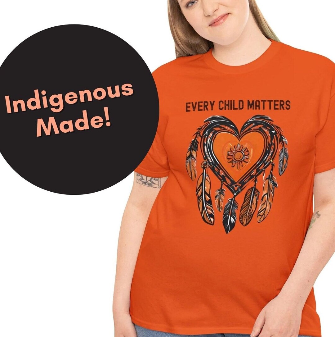 Orange Shirt Day, Indigenous Dreamcatcher, First Nations Art Shirt ...