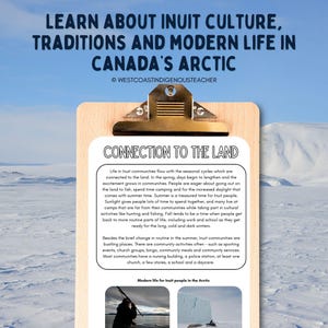 Inuit Indigenous Culture Bundle, Indigenous Education, Elementary ...