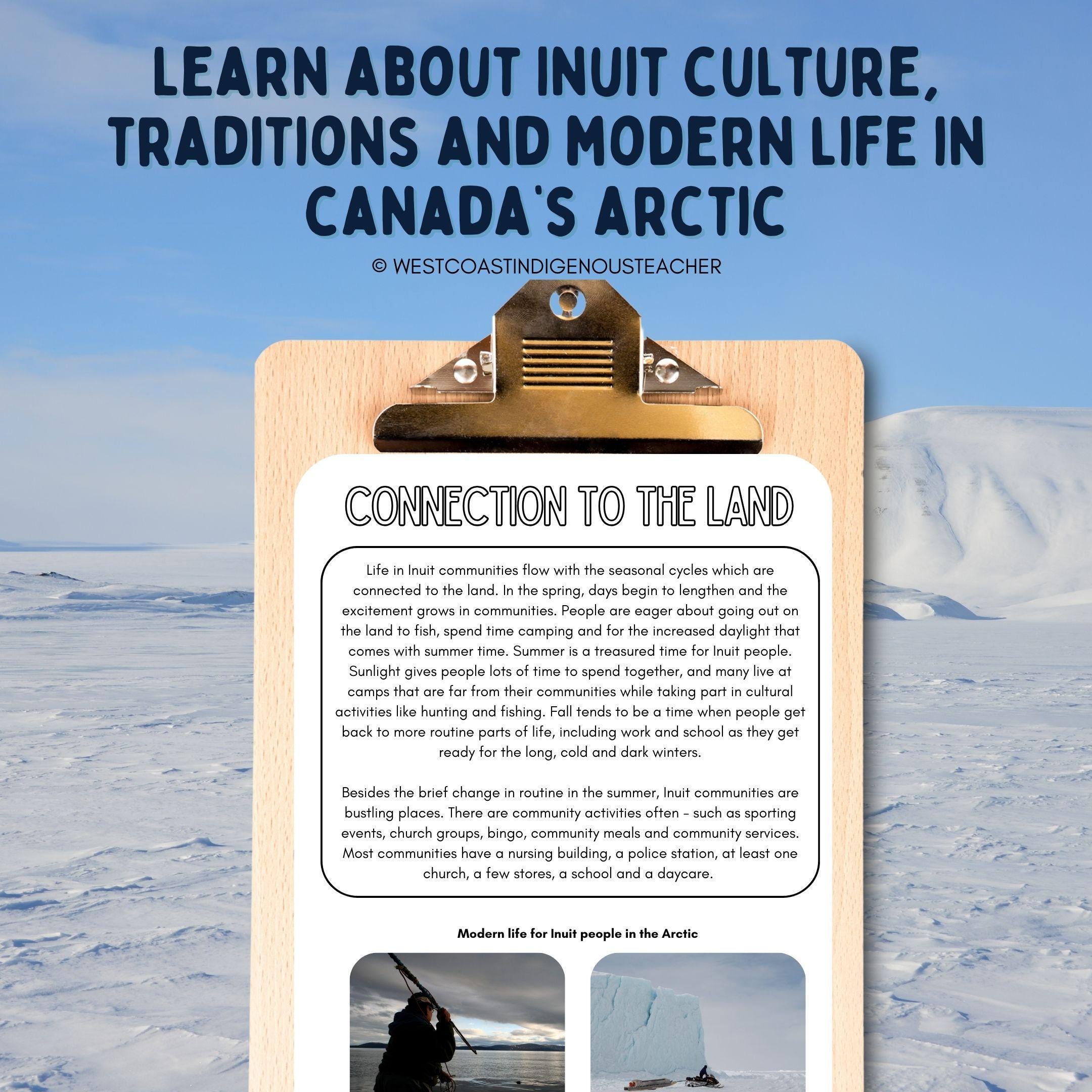 Inuit Indigenous Culture Bundle, Indigenous Education, Elementary ...