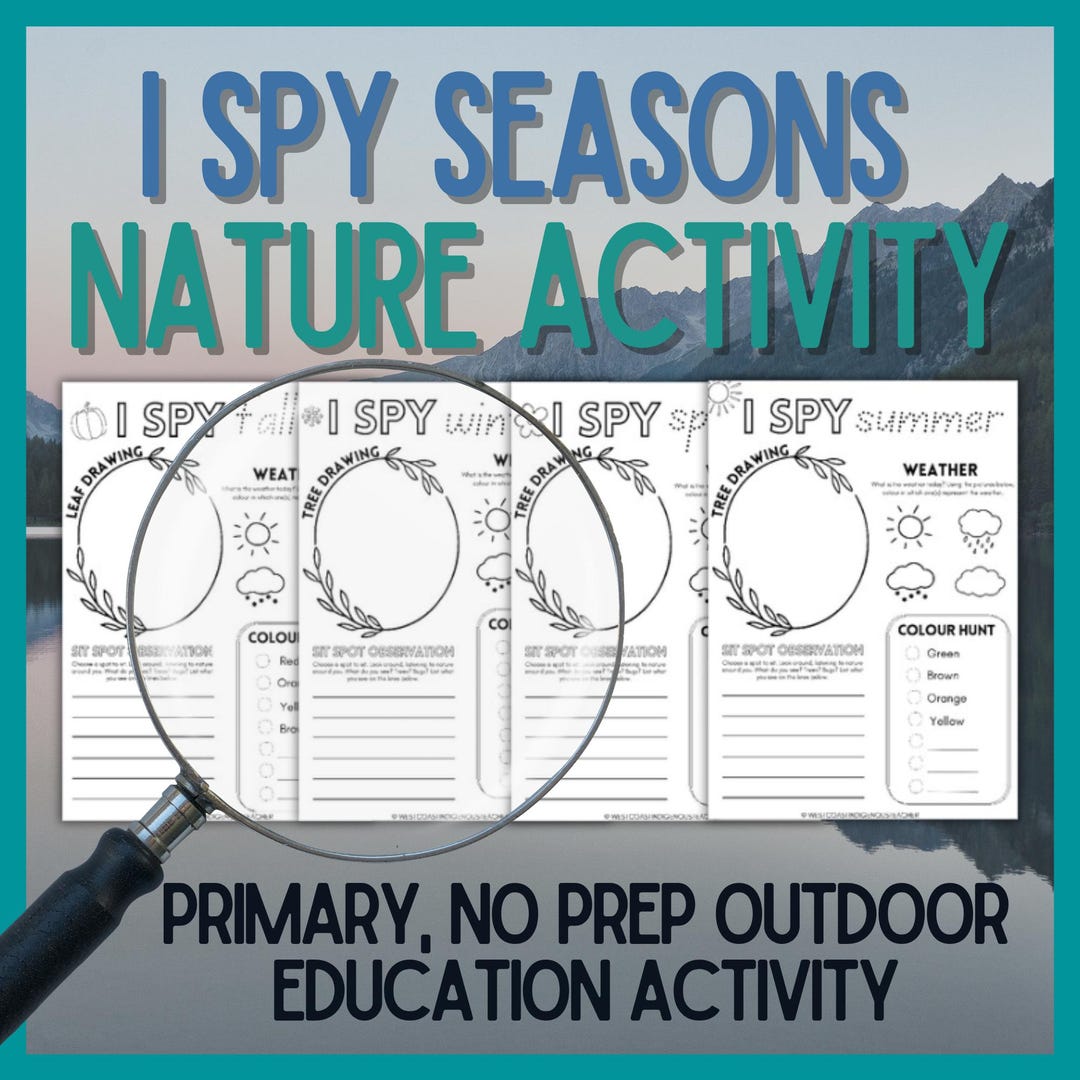 Nature Walk - Outdoor Learning Seasons Activity - Tree Study ...